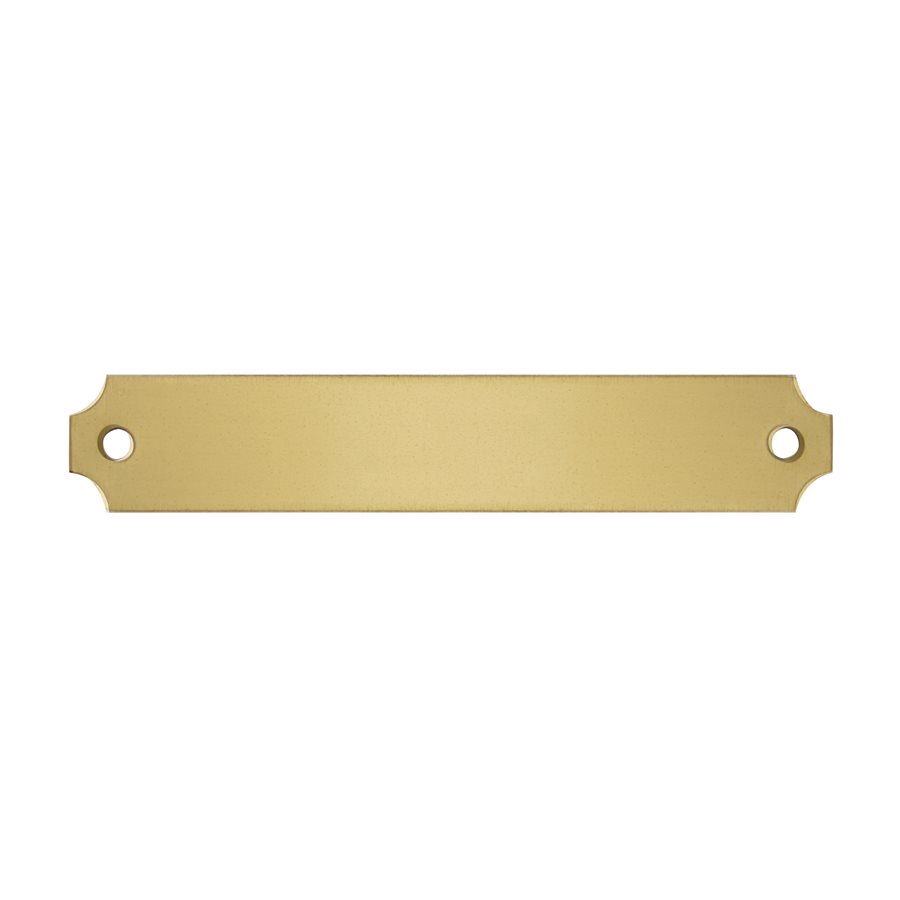 BRASS PLATE 1 / 2" X 3" NOTCHED
