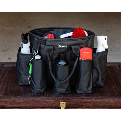 PREMIUM BLACK GROOMING TOTE