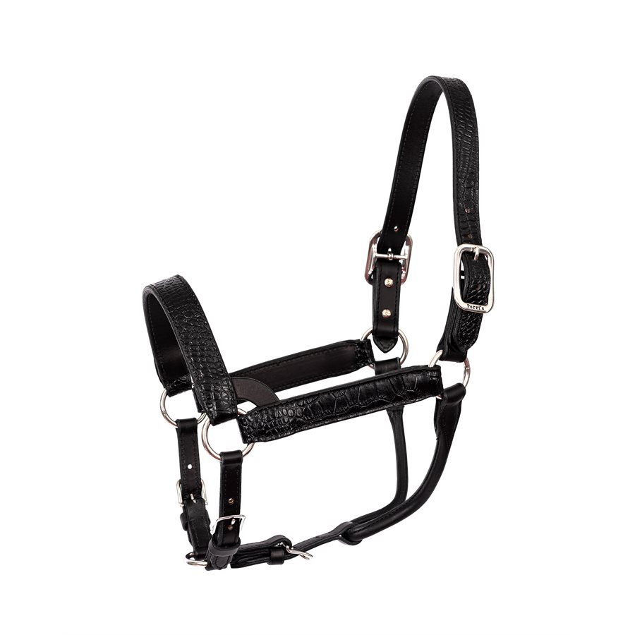 LEATHER RANCH HALTER - HORSE SIZE